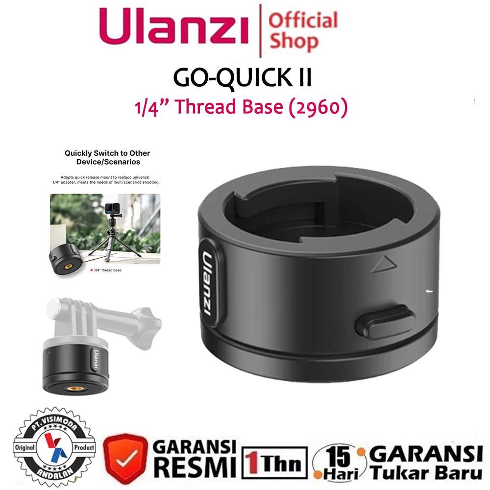 Jual Ulanzi Go-Quick II 1/4" Thread Base Quick Release System (2960 ...