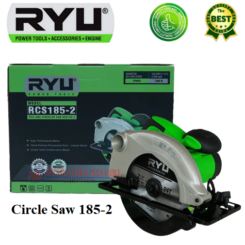 Jual Ryu Circular Saw RCS 185-2 Mesin Potong Kayu / Circle 7 Inch ...