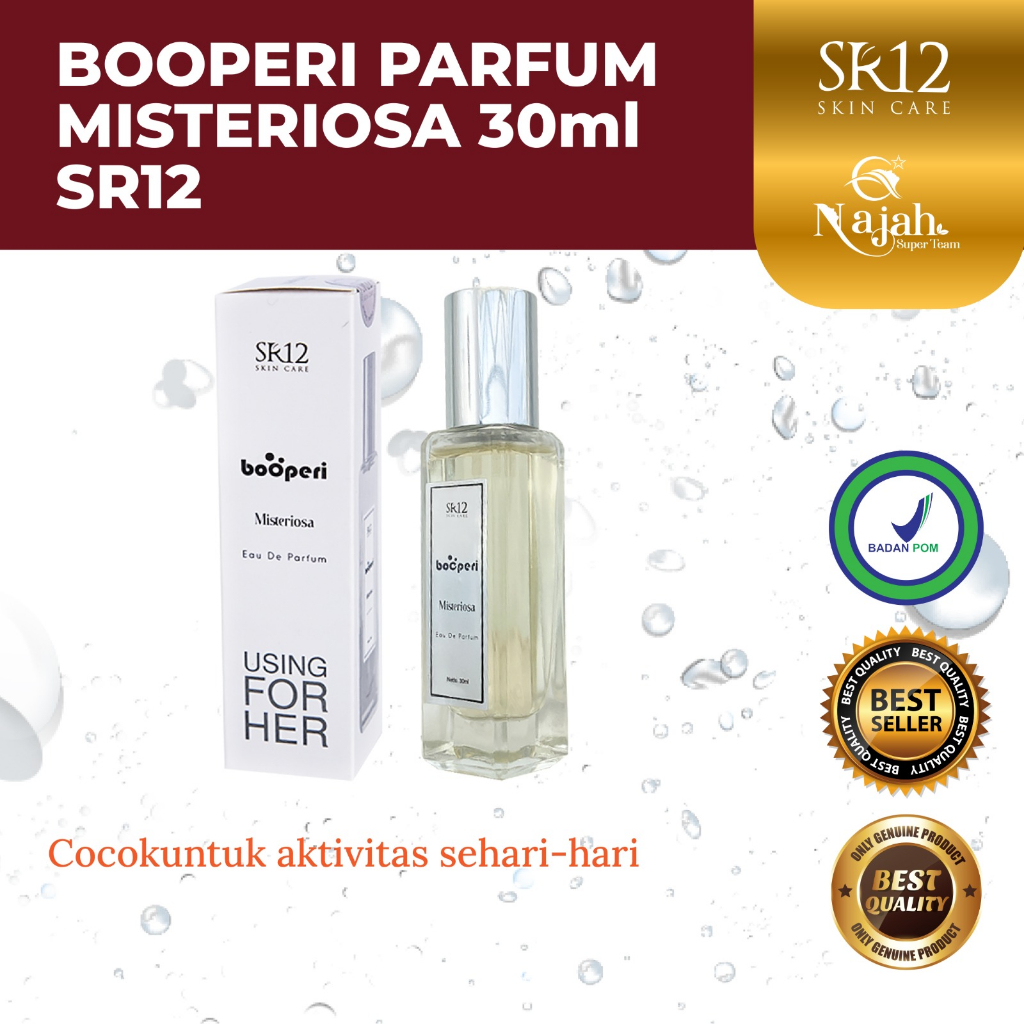 Jual PARFUME BOOPERI SR12 Misteriosa Parfum Unisex Minyak Wangi Tahan Hingga 12 Jam Dengan Aroma ...