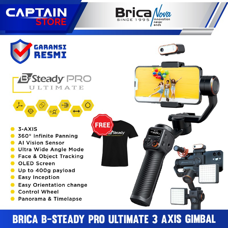 Jual Brica B-Steady PRO ULTIMATE 3 Axis Gimbal / B-Steady PRO ULTIMATE ...