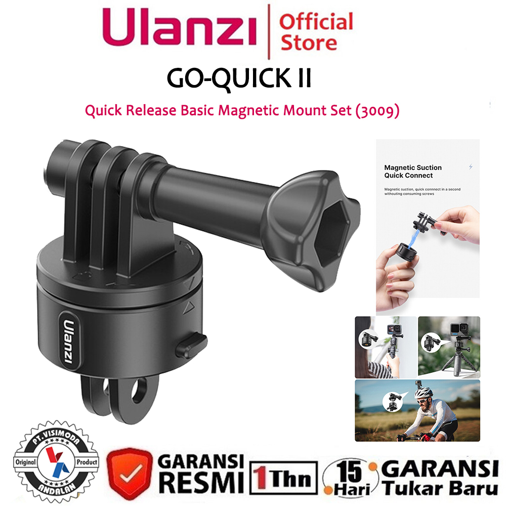 Jual Ulanzi Go-Quick II Quick Release BasicMagnetic Mount Set (3009) | Shopee Indonesia