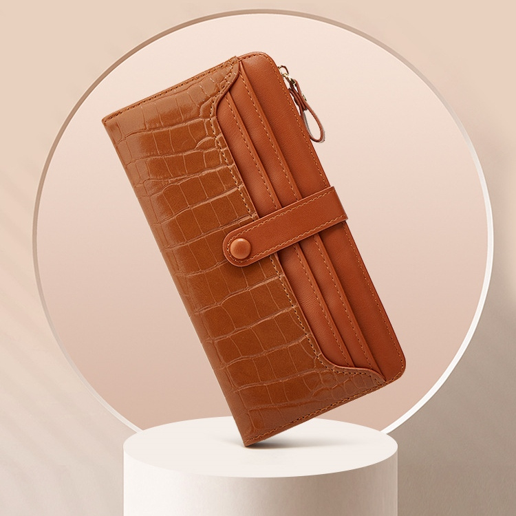 Jual DOMPET PANJANG WANITA COKLAT ROFANA LIPAT KULIT CEWEK KEKINIAN REMAJA SLOT KARTU FASHION ...