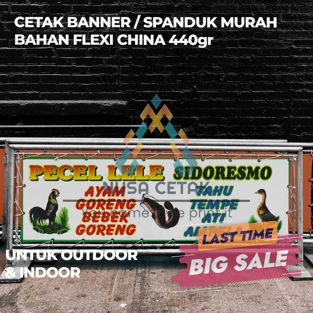 Jual Cetak Spanduk Banner Murah Flexi 440gr - Murah | 1 Hari Jadi ! | Shopee Indonesia