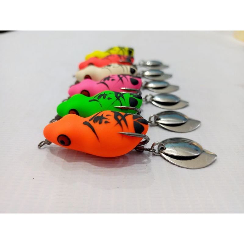 Jual Soft Frog Bebek 3.5 cm dan 4 cm double Blade | Shopee Indonesia