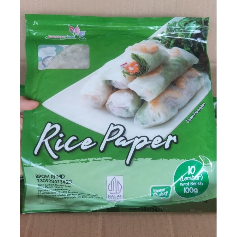 Jual agen distributor makanan ringan korea rice paper round kulit ...