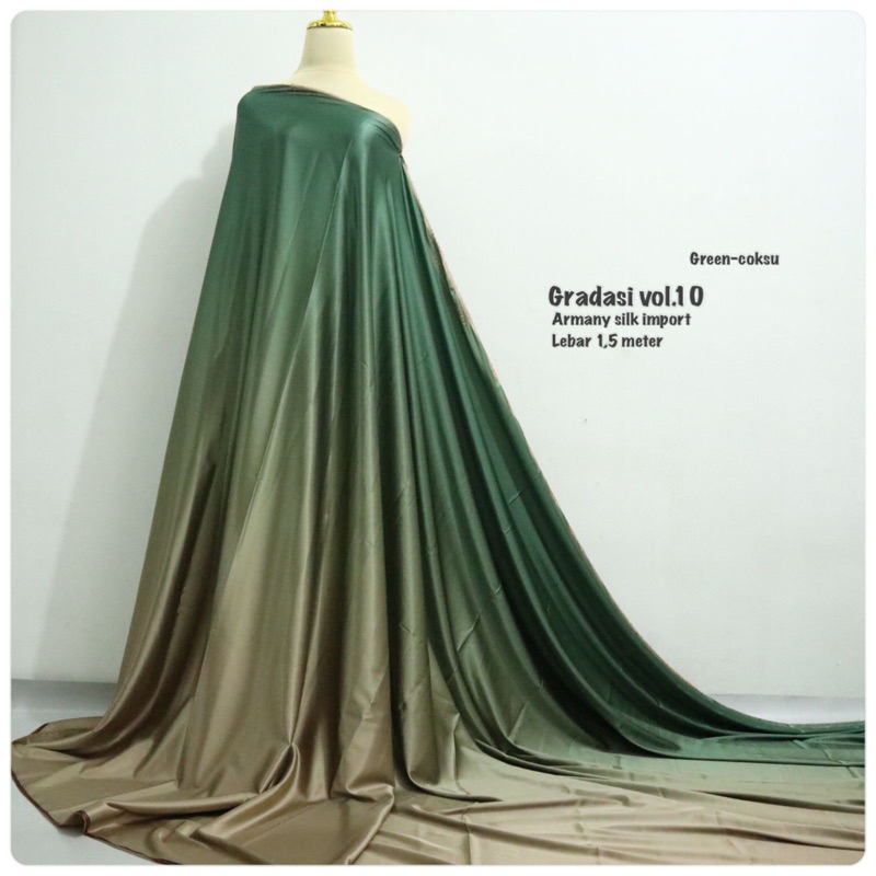 Jual Kain gradasi warna motif dan polos | kain untuk bridesmaid | kain pagar ayu | kain ombre ...