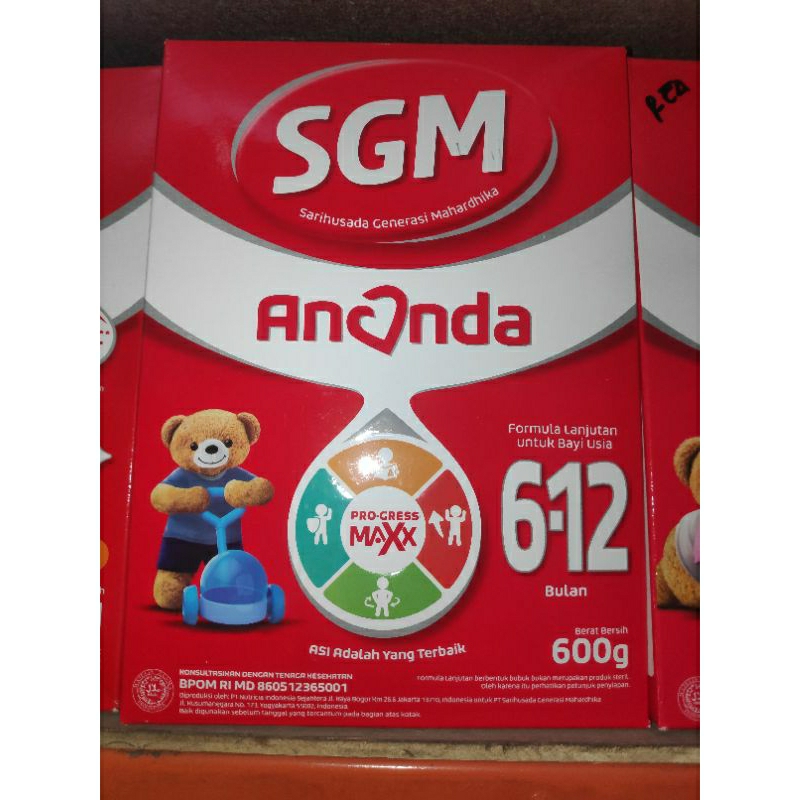 Jual Susu SGM Ananda 6-12 Bulan 600gr | Shopee Indonesia