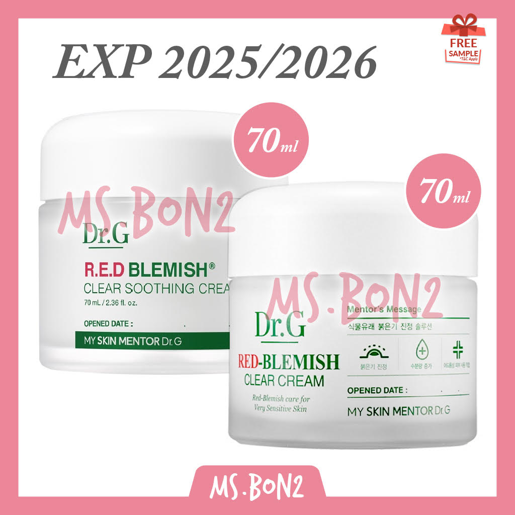 Jual Dr.G RED Blemish Clear Soothing / Clear Cream 30ml 50ml 70ml ...