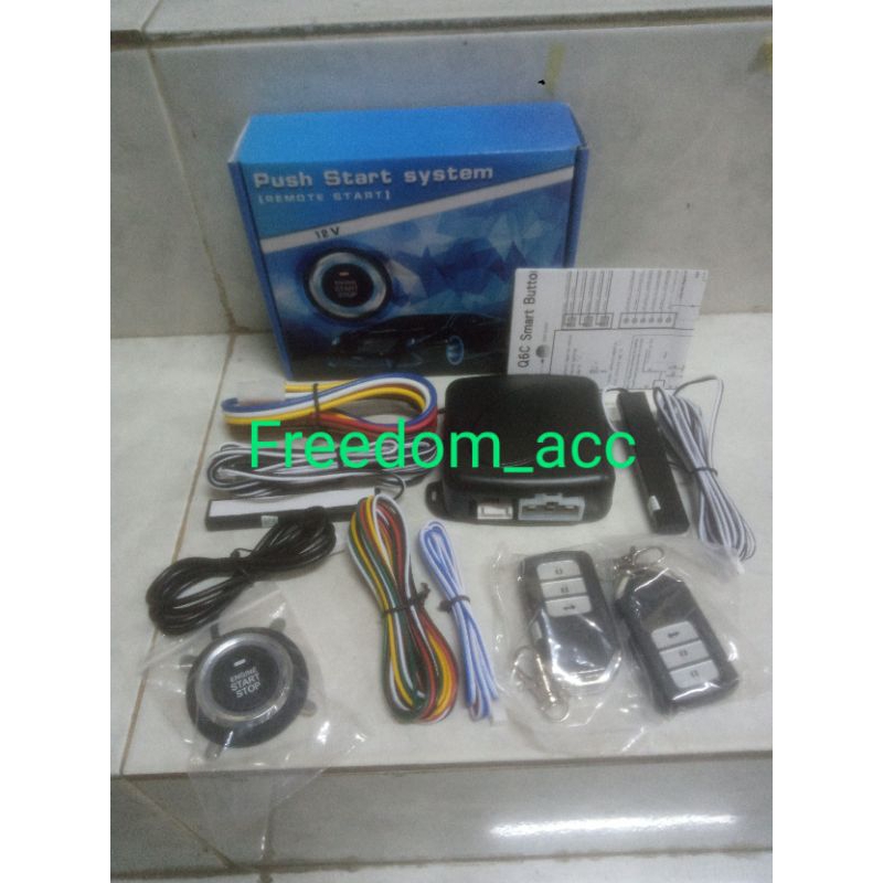 Jual passive keyless entry push start system remote Honda HRV Brv freed ...