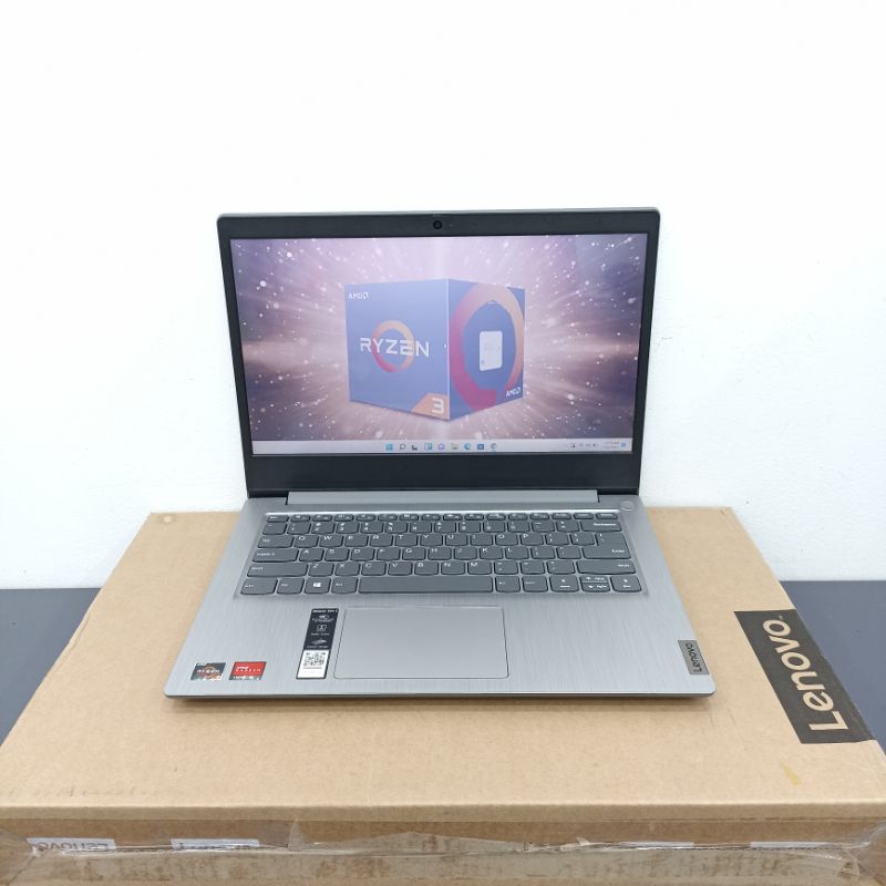 Jual LAPTOP LENOVO IDEAPAD SLIM 3 AMD RYZEN 3 3250U 8GB SSD 512GB SILVER LIKENEW | Shopee Indonesia