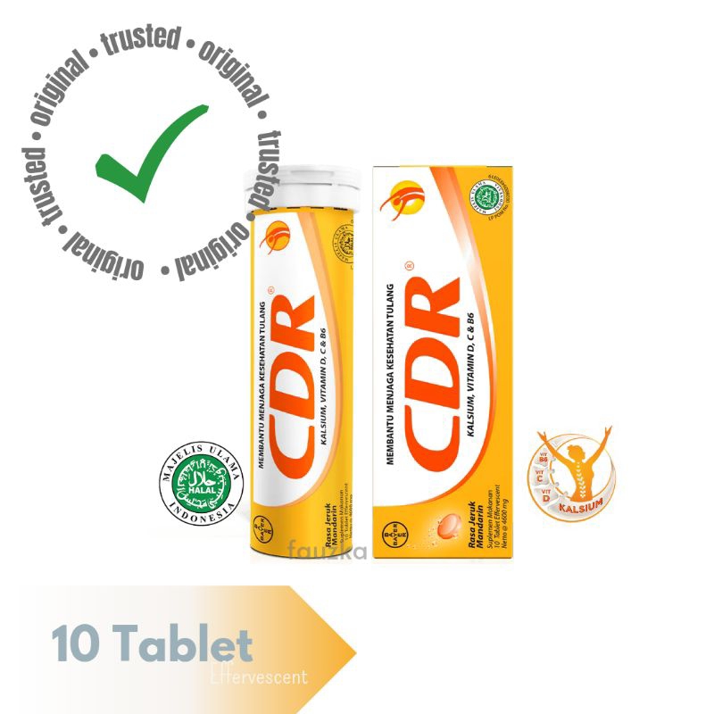 Jual CDR 10 / CDR ISI 10 VITAMIN C, CALCIUM & B6 | Shopee Indonesia