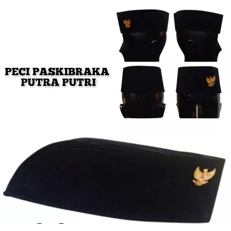 Jual peci paskibra putra dan putri topi paskibra cewek dan cowok ...