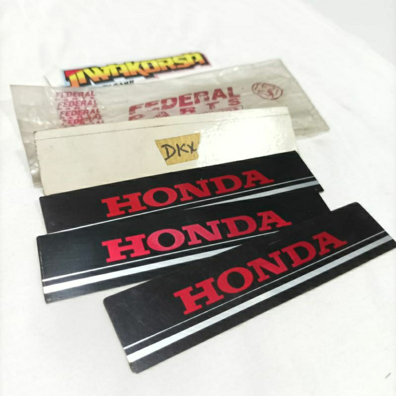 Jual Stiker sticker emblem logo simbol blok bak kopling honda gl100 gl ...