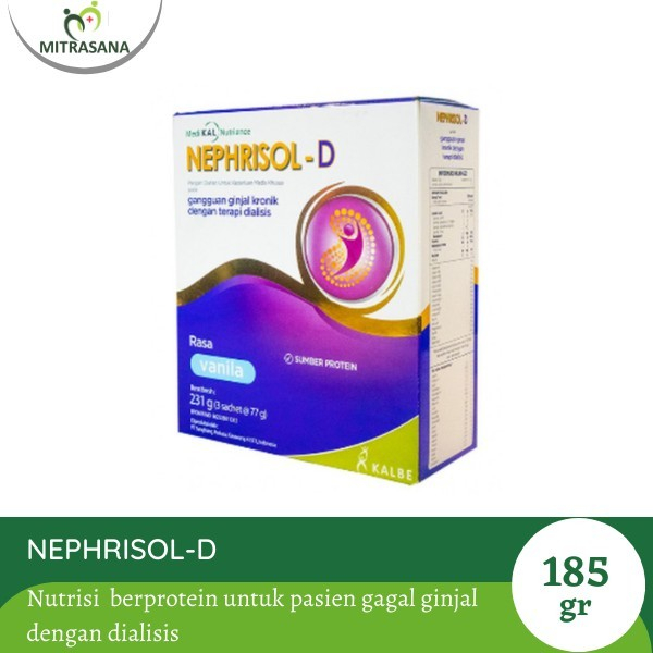 Jual 10 Bundle Nephrisol - D Vanila 210gr - Nutrisi Rendah Protein ...