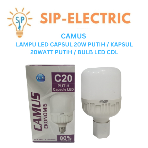 Jual Camus Lampu Led Capsul 20W Putih / Kapsul 20Watt Putih / Bulb Led ...