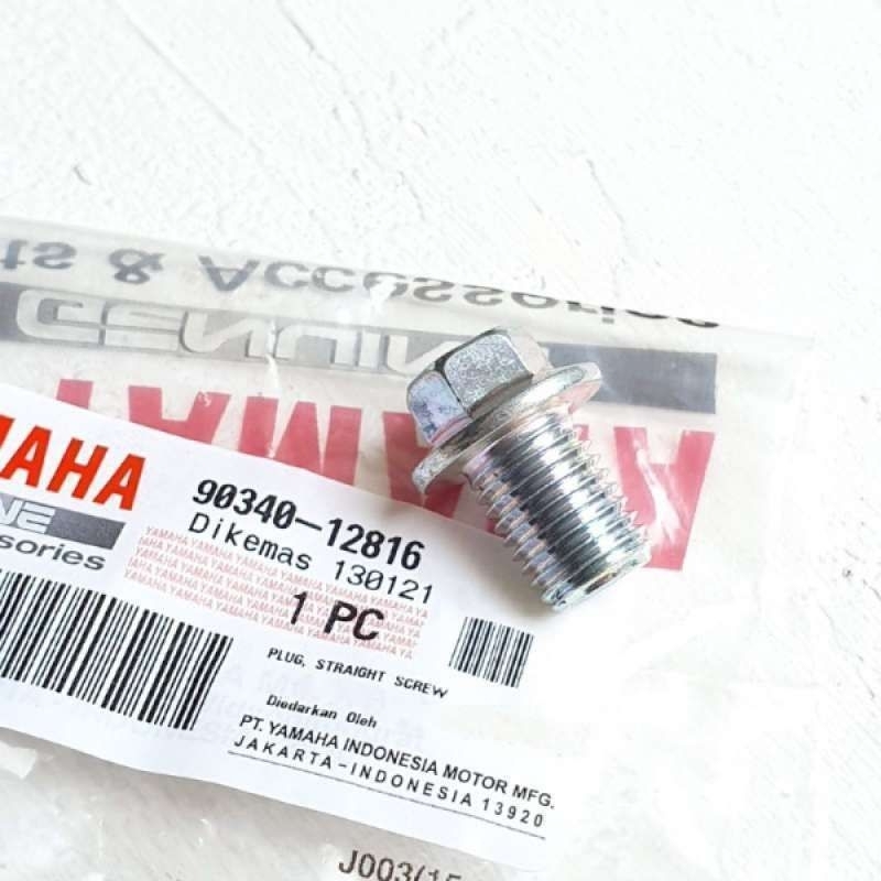Jual Baut Pembuangan Bolt Baut Tab Oli Plug Straight Mesin Nmax Aerox ...