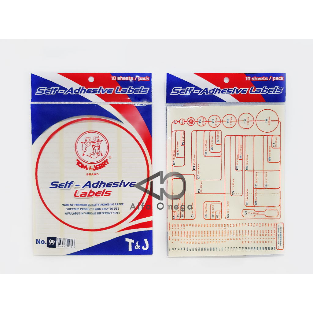 Jual Sticker Stiker Label Tom and Jerry No 99 5x34mm | Shopee Indonesia