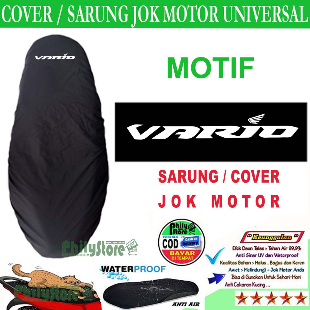 Jual Cover jok Motor / Sarung jok Motor/anti cakaran hewan / pelindung ...
