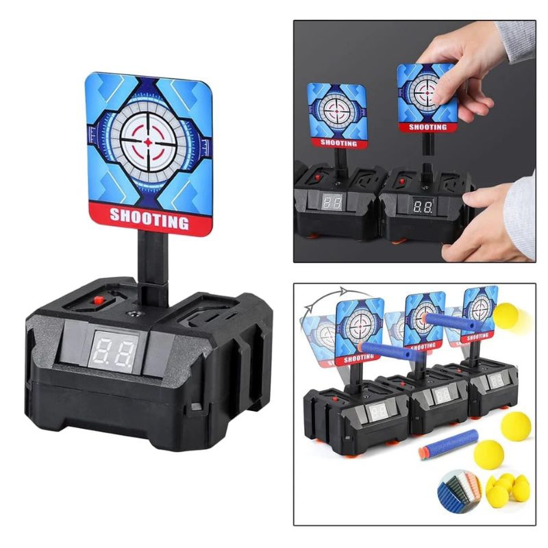 Jual Papan Target Shooting Digital Sasaran Tembakan Nerf Gel Blaster ...