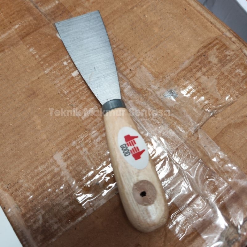 Jual Kape Pisau Dempul 1,5" / 2" Gagang Kayu Kapi Scrub Skrap 1,5 Inch ...