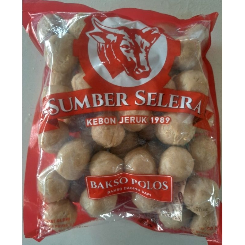 Jual Sumber Selera Bakso Sapi Polos isi 50 Butir | Shopee Indonesia