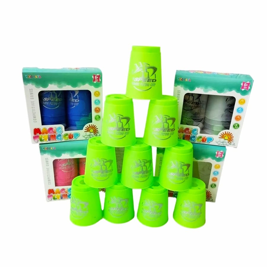Jual (MLTSTR) Mainan Edukasi Anak Susun Gelas / Piramida Sport Stack Speed Magic Flying Cup YG ...