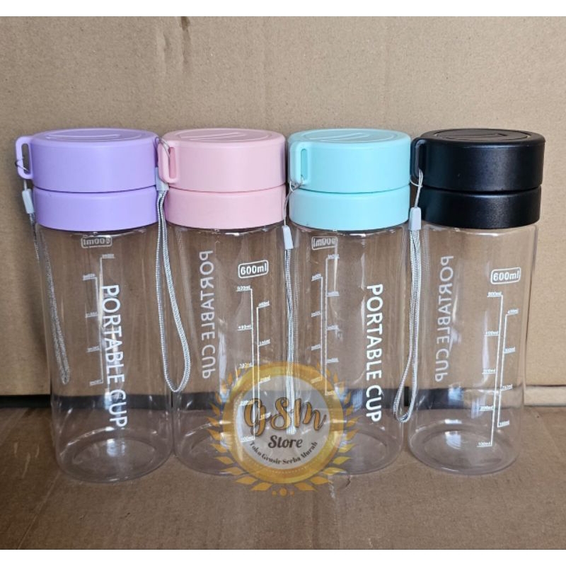Jual Botol Portable Cup 600ml Bpa Free | Shopee Indonesia