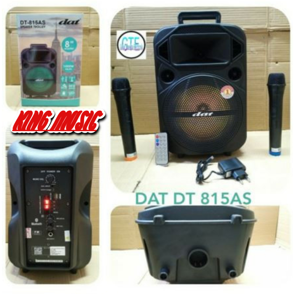 Jual Speaker Portable DAT DT 815AS 8 inch | Shopee Indonesia