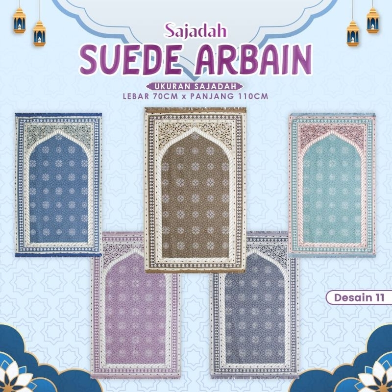 Jual Sajadah Suede Halus Premium Warna Soft 70x110cm / Sajadah Suede ...