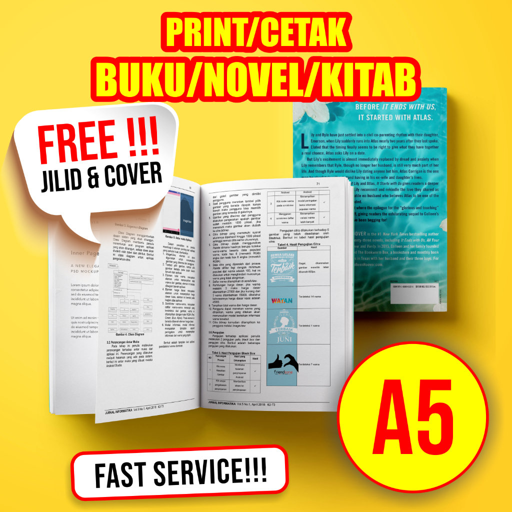 Jual CETAK BUKU NOVEL KITAB - Free Gratiss Jilid & Cover..!!! - DOKUMEN ...
