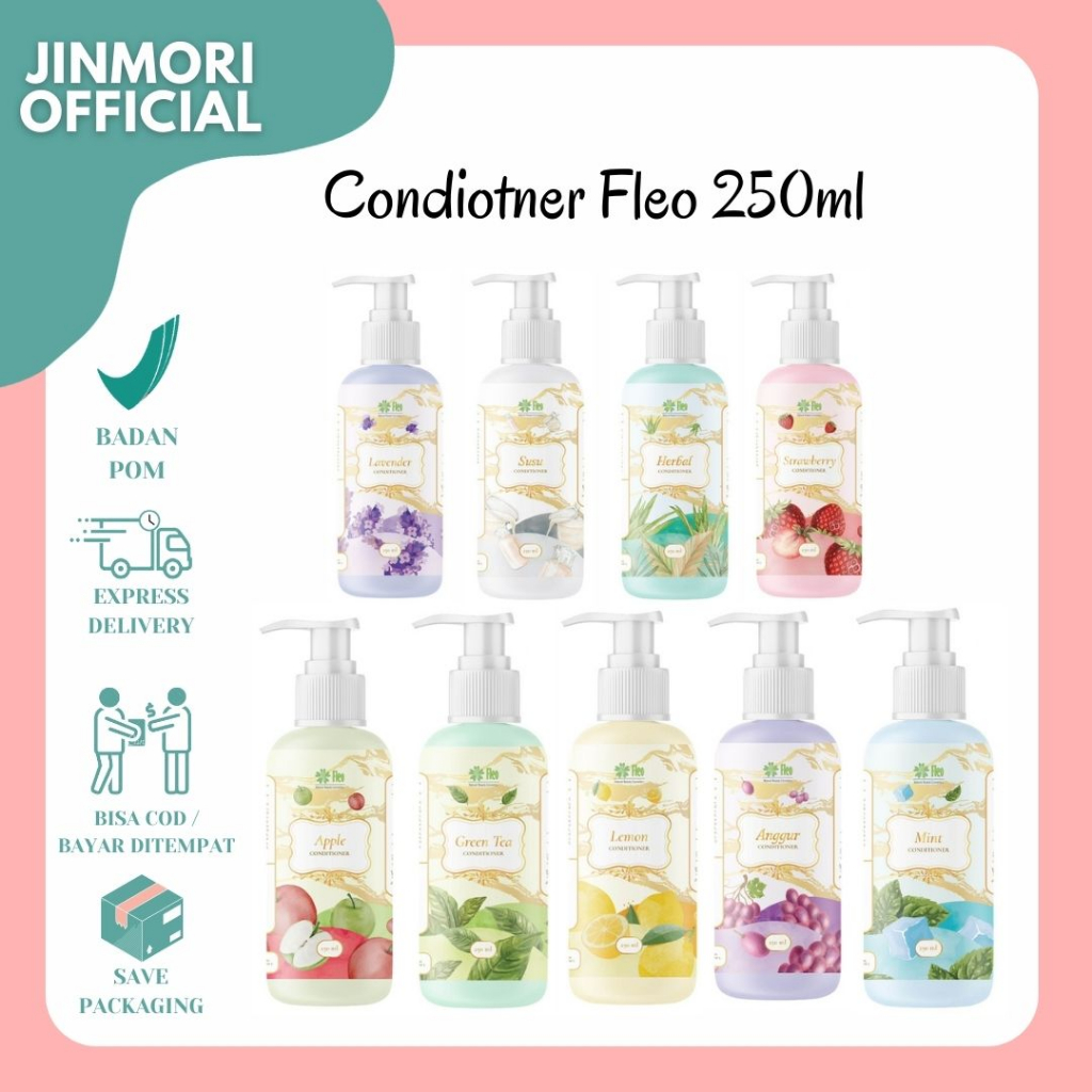 Jual JM - [BPOM] Fleo Conditioner 250ml / Fleo Hair Conditioner ...