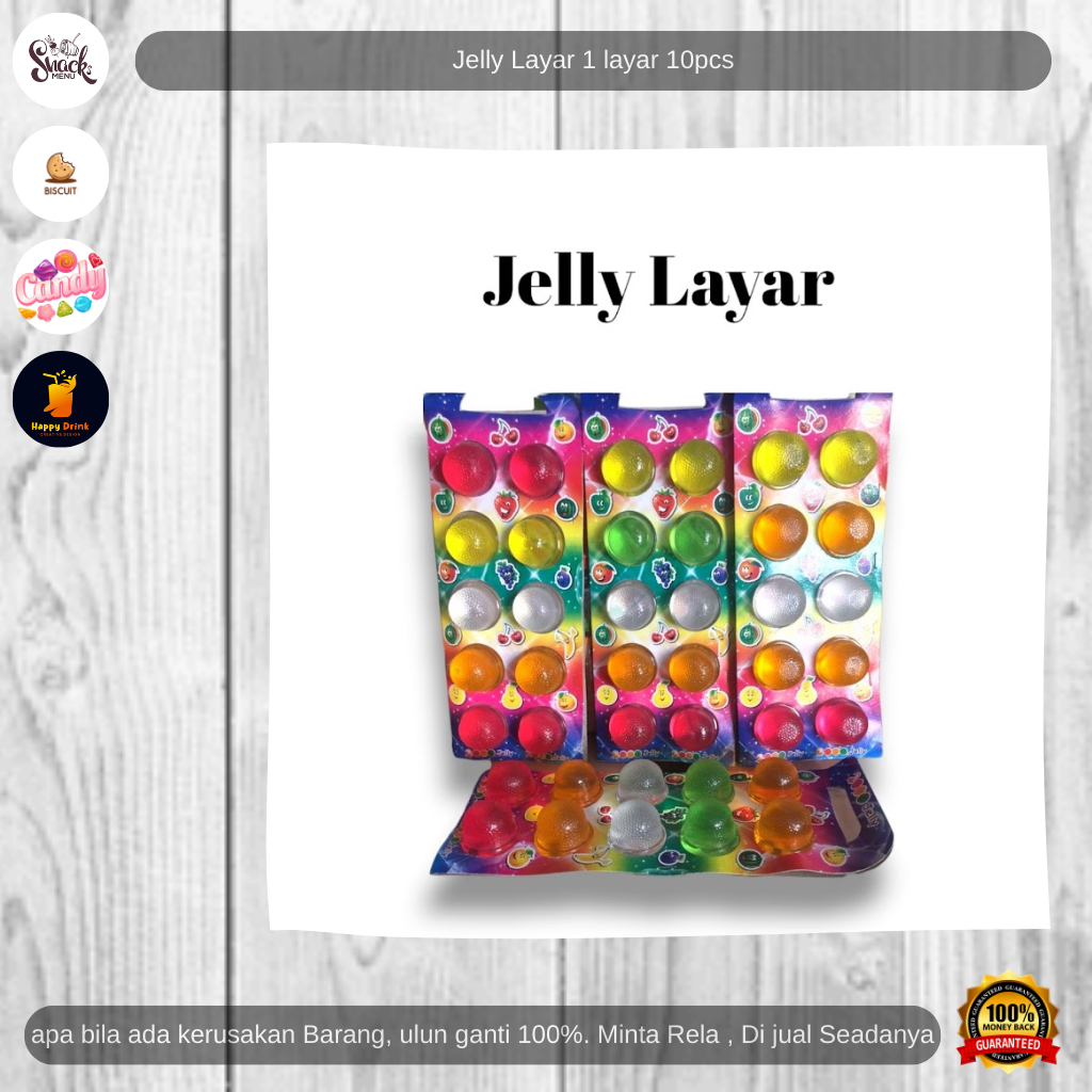 Jual Jelly Layar 1 Layar isi 10 pcs | Shopee Indonesia