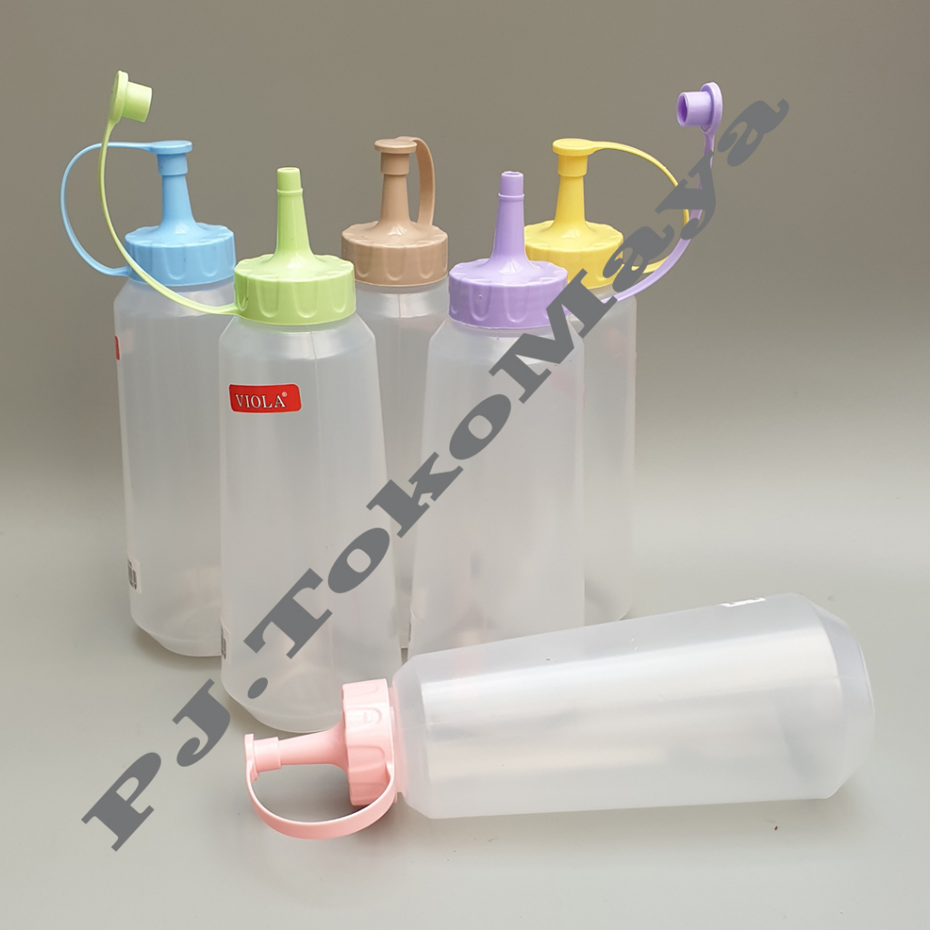 Jual Botol Mayones Kecap Saos Viola Oscar 500ML / Botol Saos Kecap ...