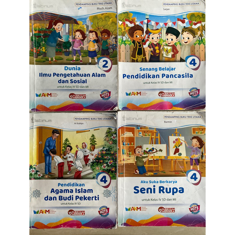 Jual PLATINUM - BUKU PAKET KURIKULUM MERDEKA AKM KELAS 4 SD dan MI (BEKAS) | Shopee Indonesia