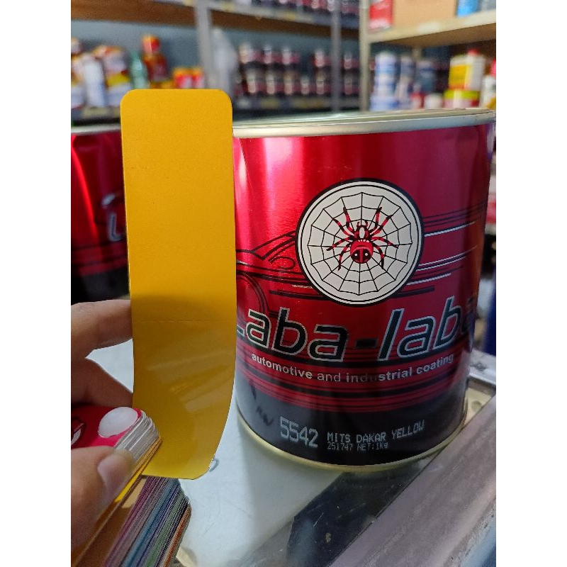 Jual Cat Laba Laba Mits Dakar Yellow 5542 | Cat Laba Laba | Mits Dakar ...