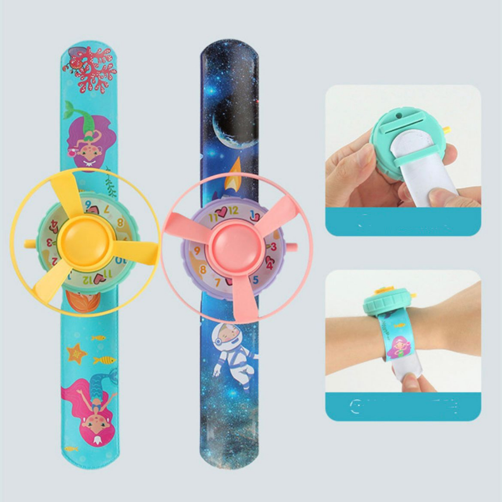 Jual [TMA]Mainan Jam Tangan Gasing Piring Terbang / Bamboo Dragonfly ...