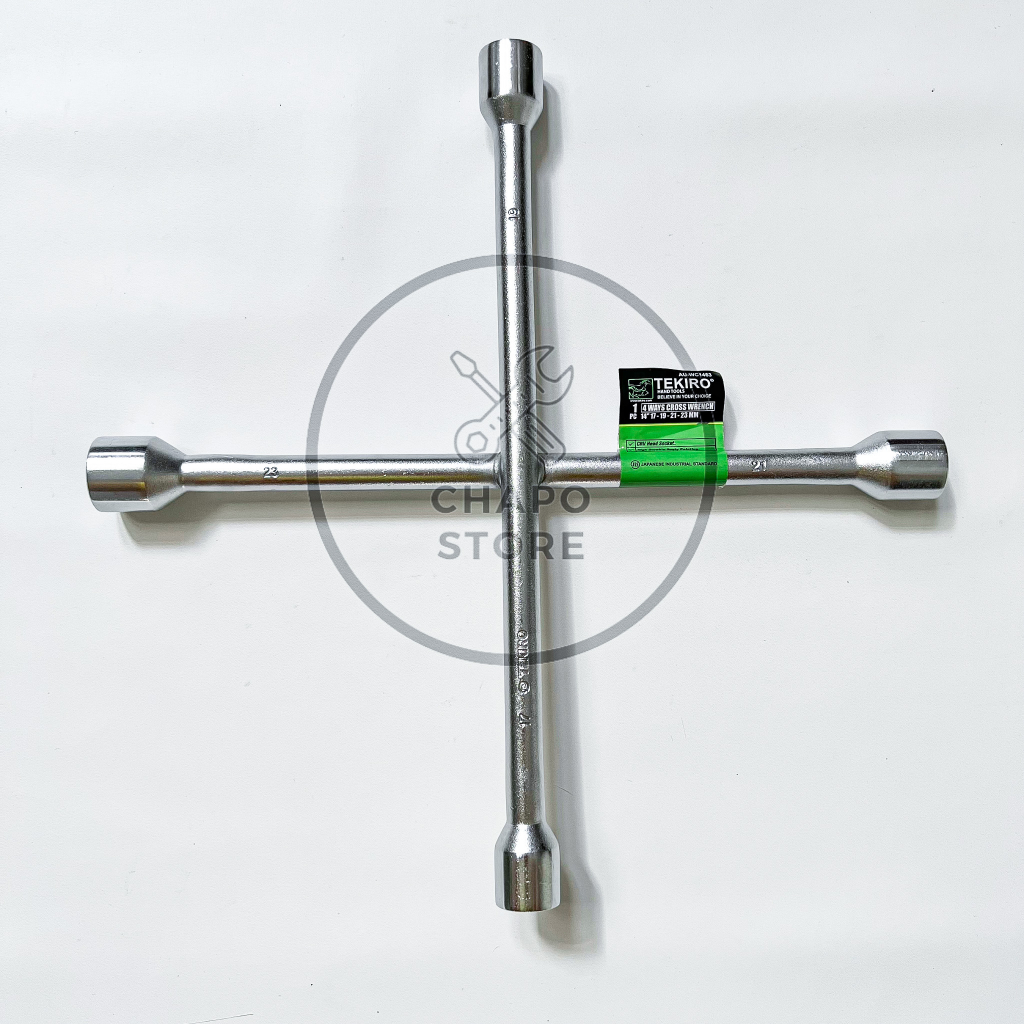 Jual Tekiro kunci roda palang 14" inch 4 ways cross wrench | Shopee ...