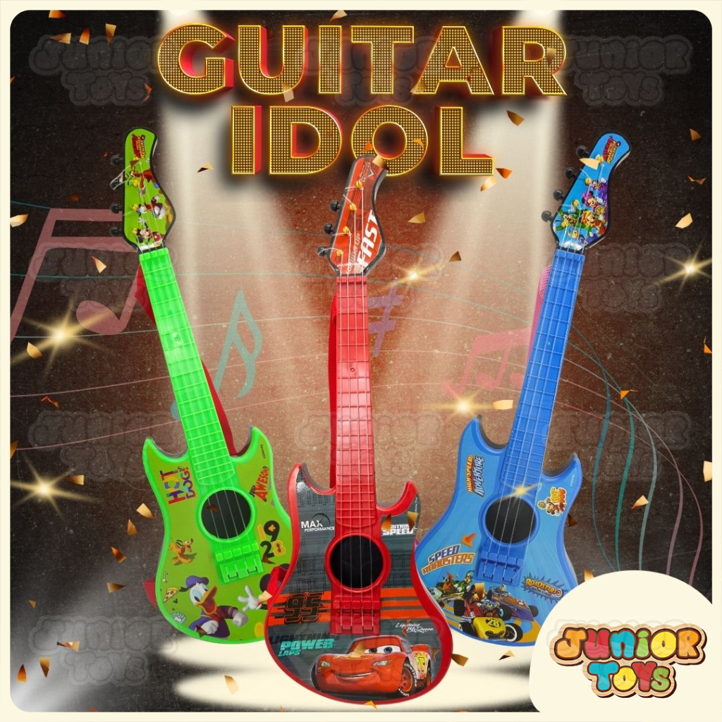 Jual Mainan Anak Gitar Gitaran Karakter Permainan Alat Musik Pretend ...