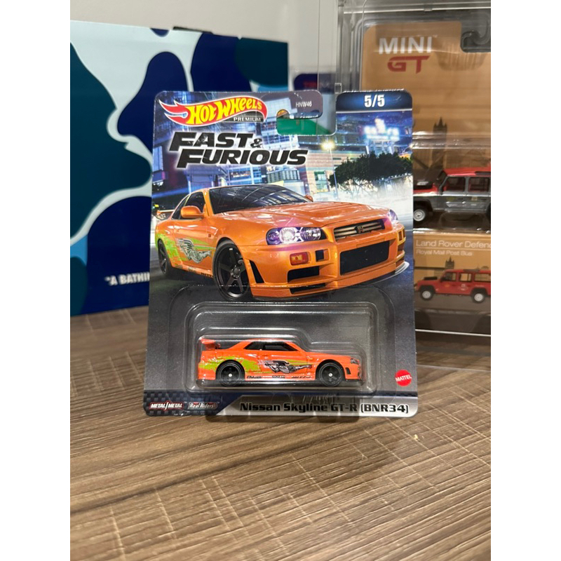 Jual Hotwheels Fast & Furious Nissan Skyline GTR R34 Orange FF Premium ...