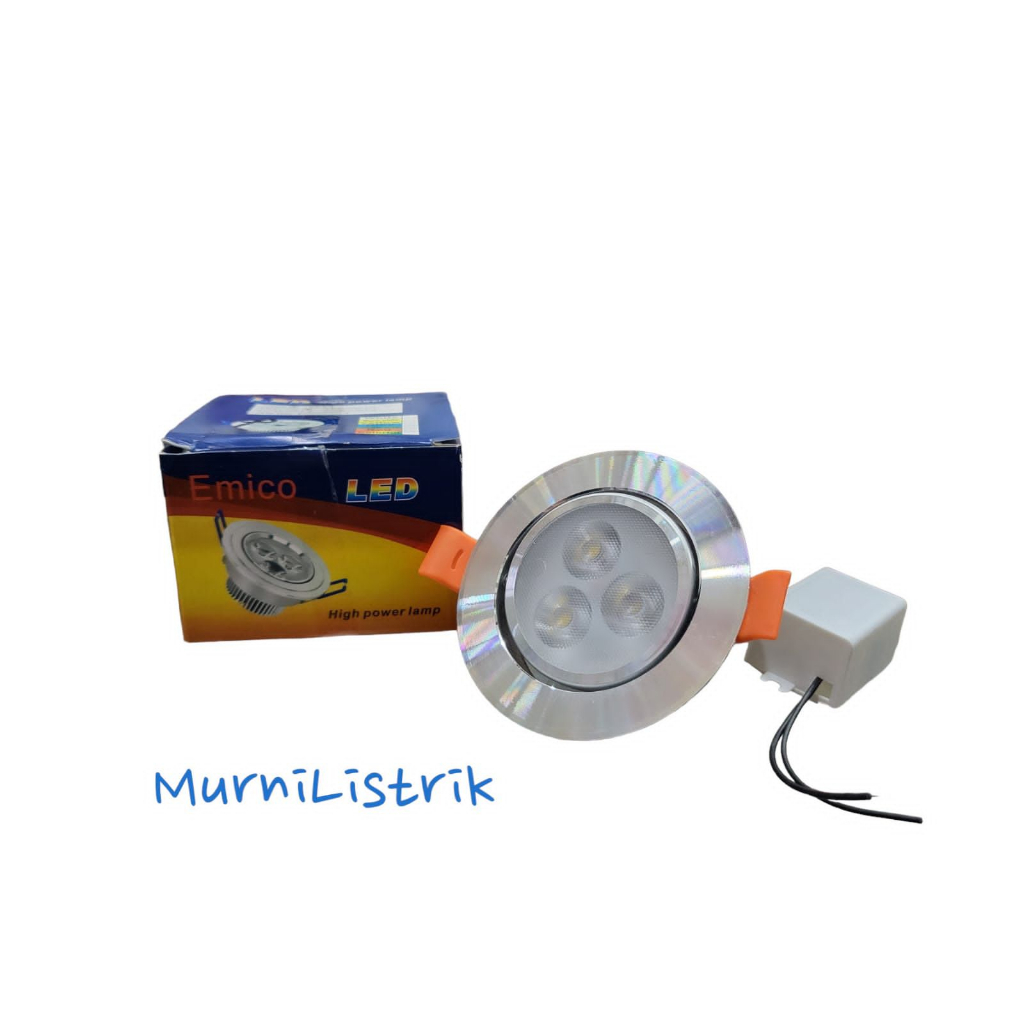 Jual Lampu led plafon pvc gypsum hias 3 mata led | Shopee Indonesia