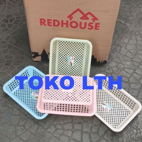 Jual KERANJANG KOTAK SERBAGUNA PLASTIK 512 RED HOUSE TEMPAT SURAT ...