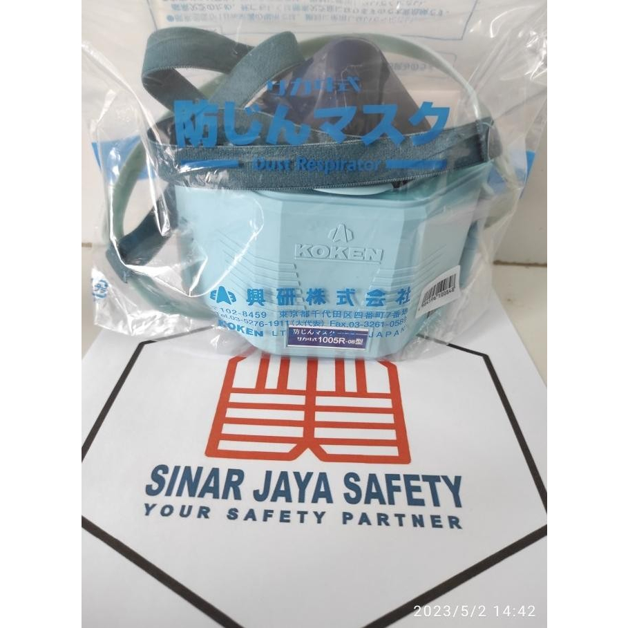 Jual Respirator Koken 1005R-08 | Koken Dust Mask Respirator | Shopee ...