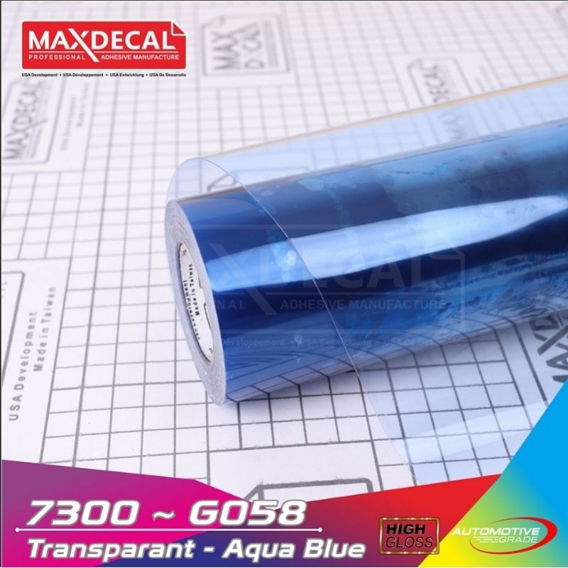 Jual Maxdecal 7300 Transparant Kristal lapis plastik Roll 45cm×15m Sticker Stiker Skotlet (promo ...
