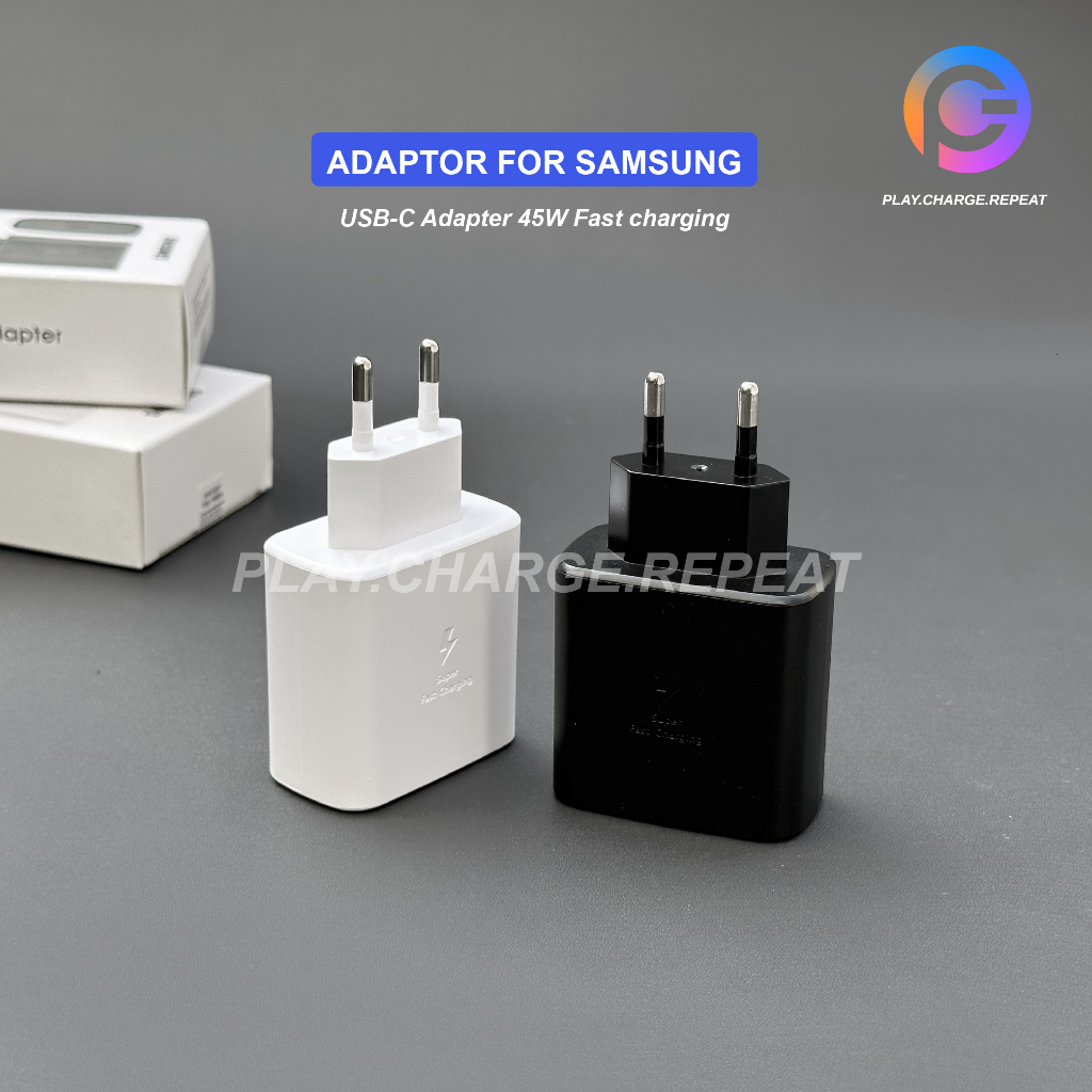 Jual ADAPTER FOR SAMSUNG 45 WATT TYPE C TO TYPE C USB C SUPER FAST ...
