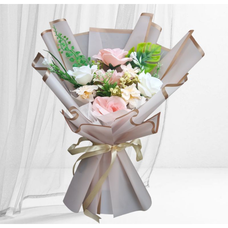 Jual BOUQUET FLOWER KOREAN STYLE ARTIFICIAL - BUKET BUNGA BUNGA UCAPAN ...