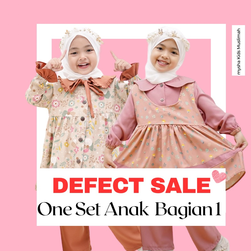 Jual Defect MINOR SALE #1 One set Anak All Model Mysha Kids Muslimah | Shopee Indonesia
