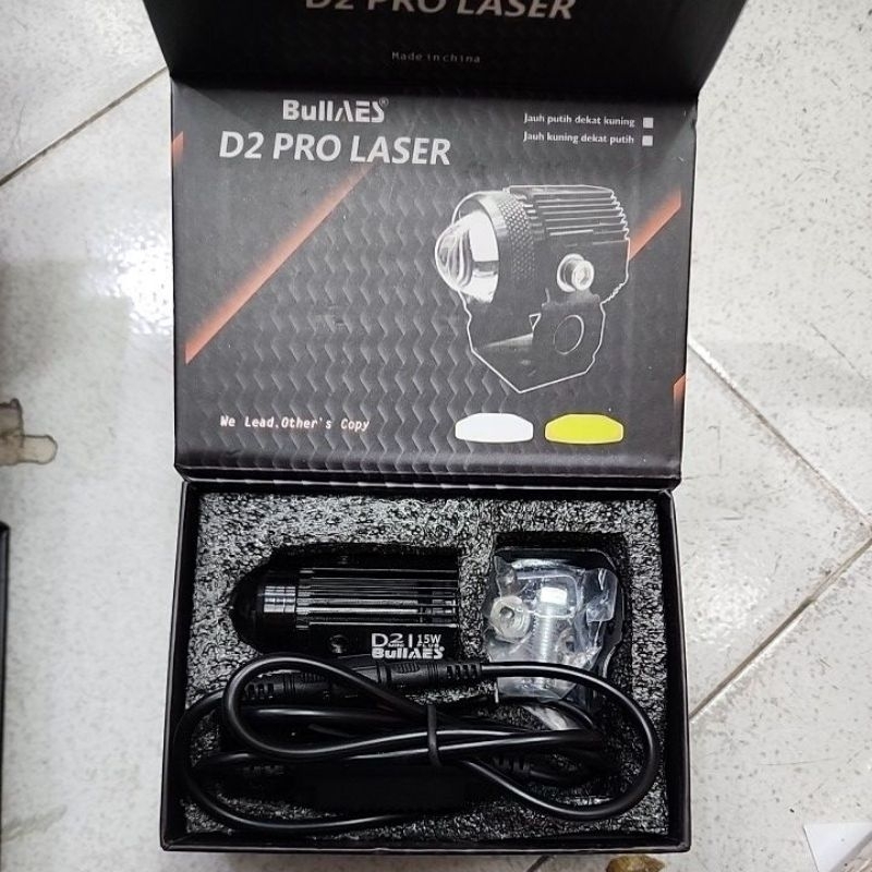 Jual LAMPU LASER D2 BULLAES ORIGINAL 100% 2 WARNA PUTIH KUNING | Shopee ...