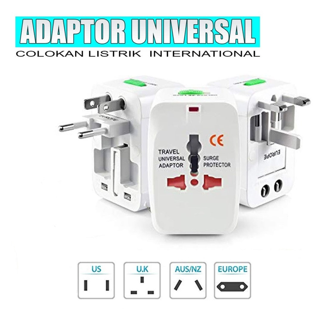 Jual ADAPTOR COLOKAN LISTRIK UNIVERSAL INTERNATIONAL | Shopee Indonesia
