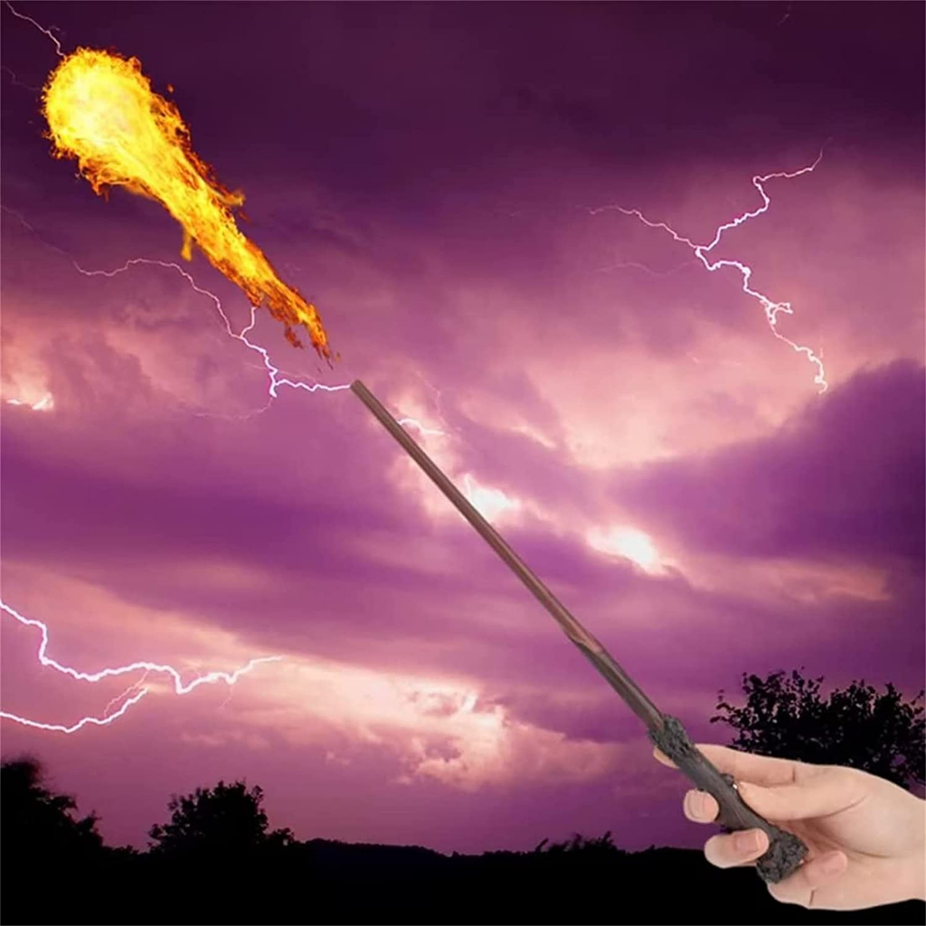 Jual Fireball Wand Magic Wand Fire Wand, Wizard Wand That Shoots ...