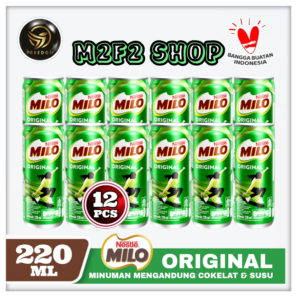 Jual Susu Milo Cokelat ACTIVE GO UHT ORIGINAL Kaleng | Can - 220 ml ...